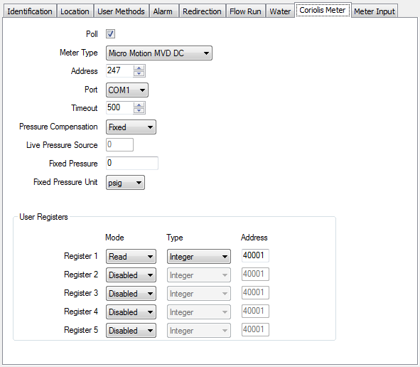 SCADAPack Modbus Realflo Driver Guide - Coriolis Meter Properties (Configuring a SCADAPack ...
